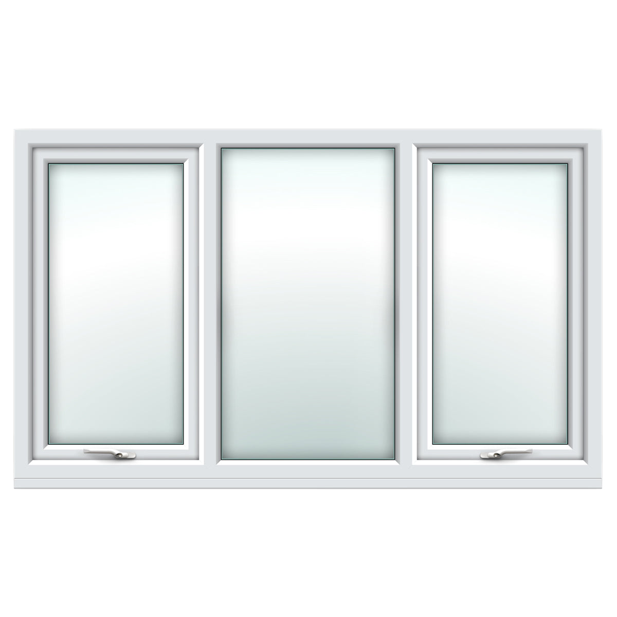 White Top Hung / Fixed / Top Hung Window — Glazebase